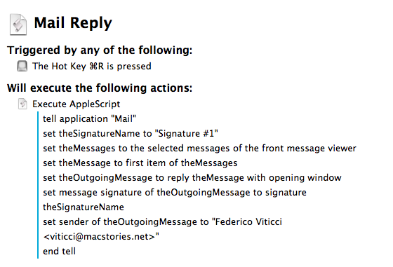 Automating Mail Signatures and Senders with AppleScript and Keyboard Maestro - MacStories